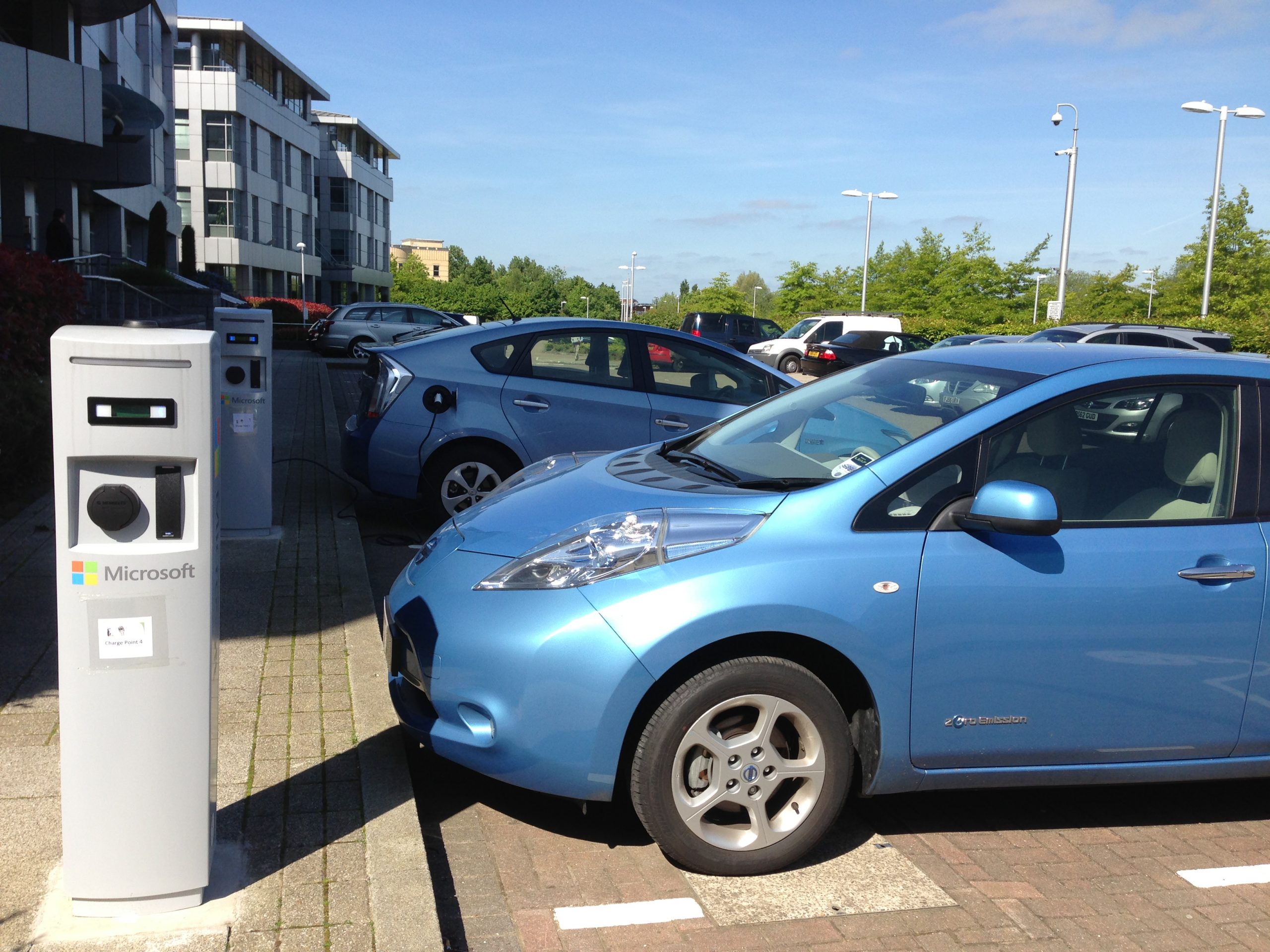 ev charging station at Microsoft | EV Charging Cables